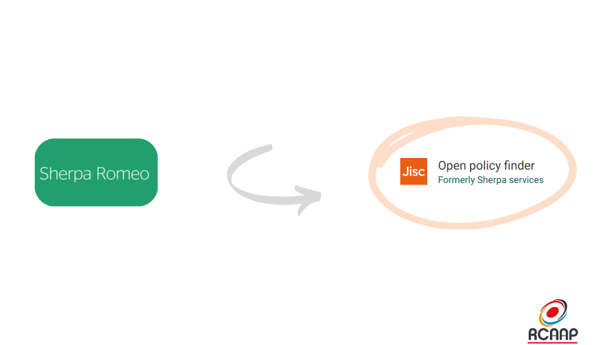 Sherpa Romeo é agora Open Policy Finder – Blog RCAAP
